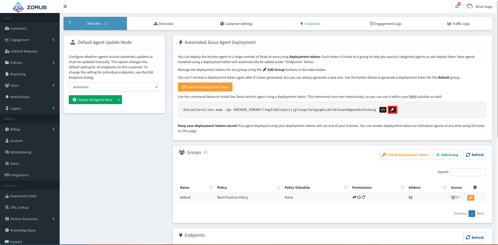 Zorus Agent Setup Guide