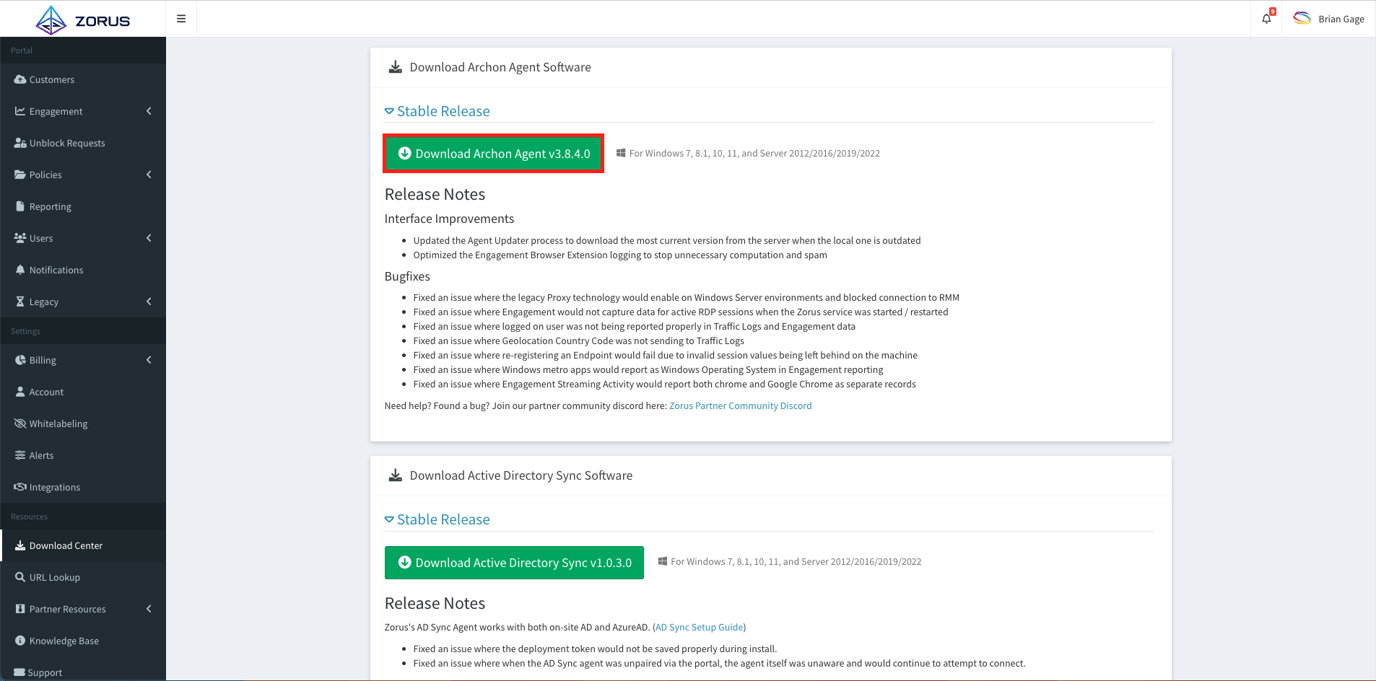 Zorus Agent Setup Guide