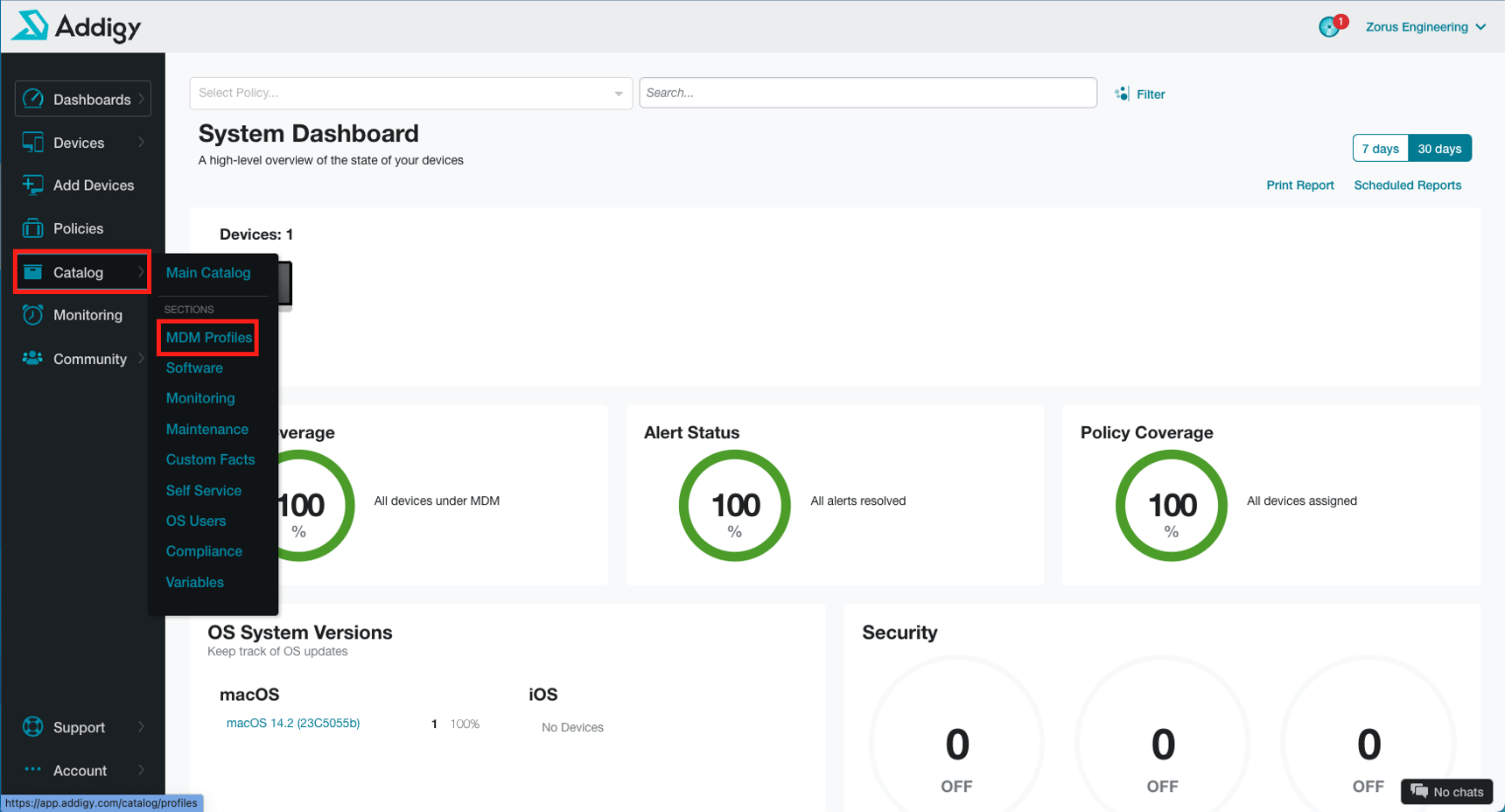 Addigy MDM macOS Deployment
