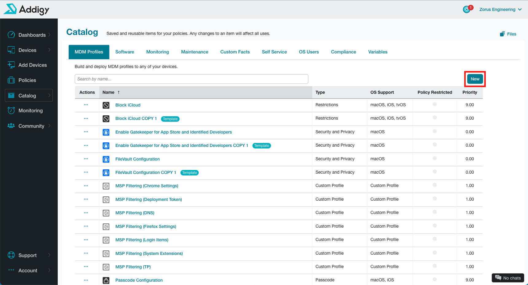 Addigy MDM macOS Deployment