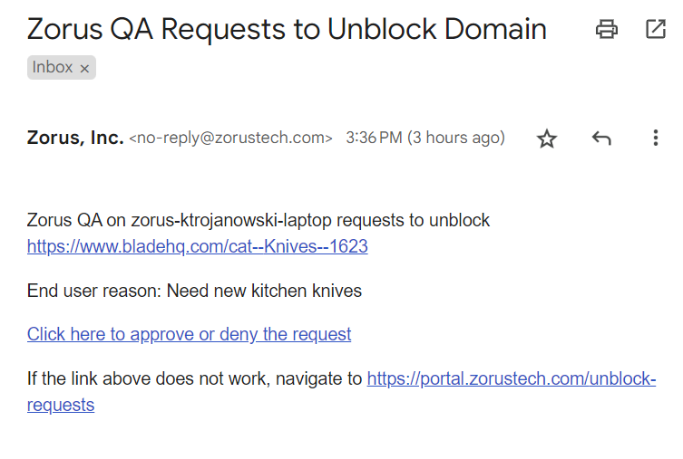Unblock Requests